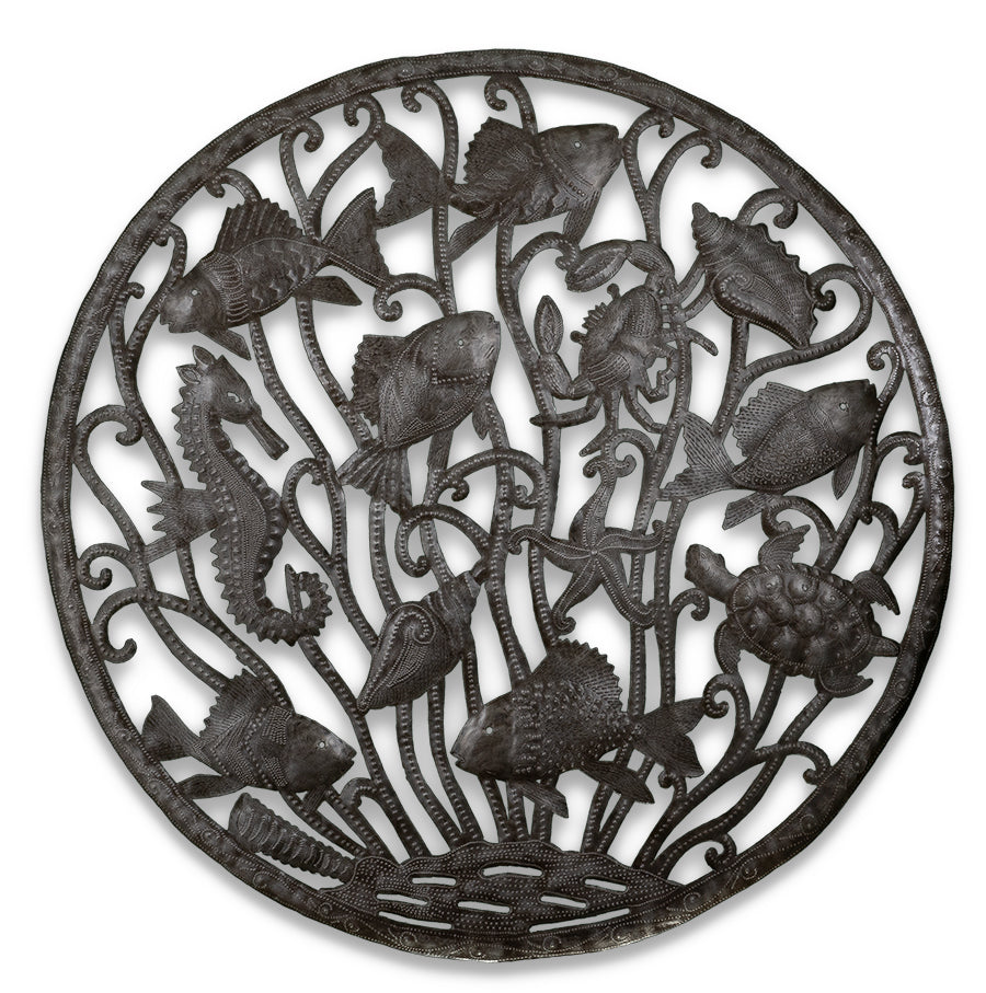 Fathoms Below Metal Wall Art | Island Decor | Outdoor– Squan Trading ...