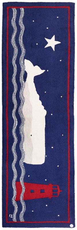Whale Watch Runner| Nautical Decor | Rugs– Squan Trading Company